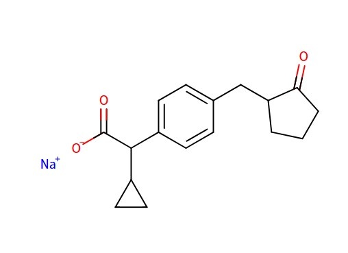 sodium 2-cyclopropyl-2-(4-((2-oxocyclopentyl)methyl)phenyl)acetate